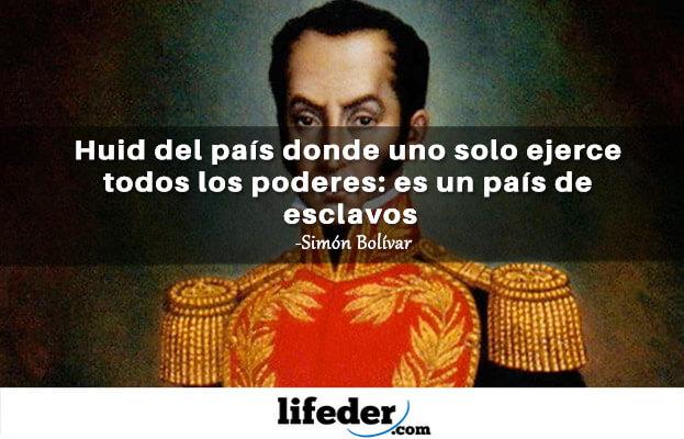 As 100 melhores frases de Simón Bolívar - Maestrovirtuale.com