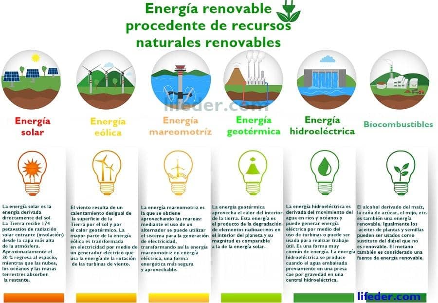 Recursos naturales renovables (con 30 ejemplos) - Maestrovirtuale.com