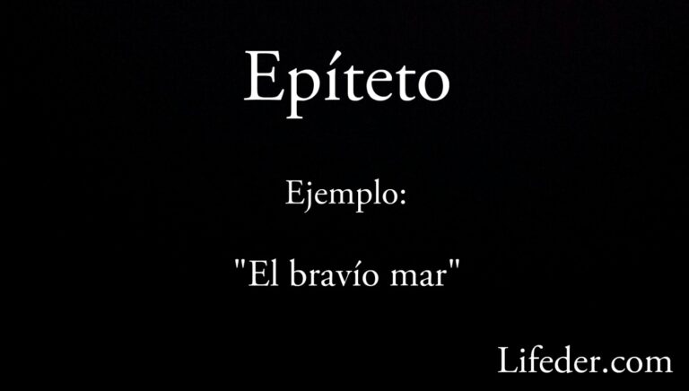 Epithet: characteristics, functions, types and examples ...
