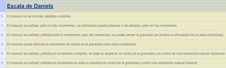 Escala de Daniels: descrição, critérios, preparação para teste muscular ...